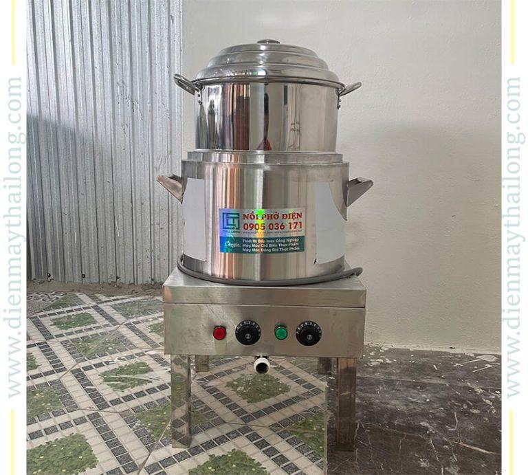 Nồi Hấp Cơm Tấm Điện 36CM Inox • Điện Máy Thái Long